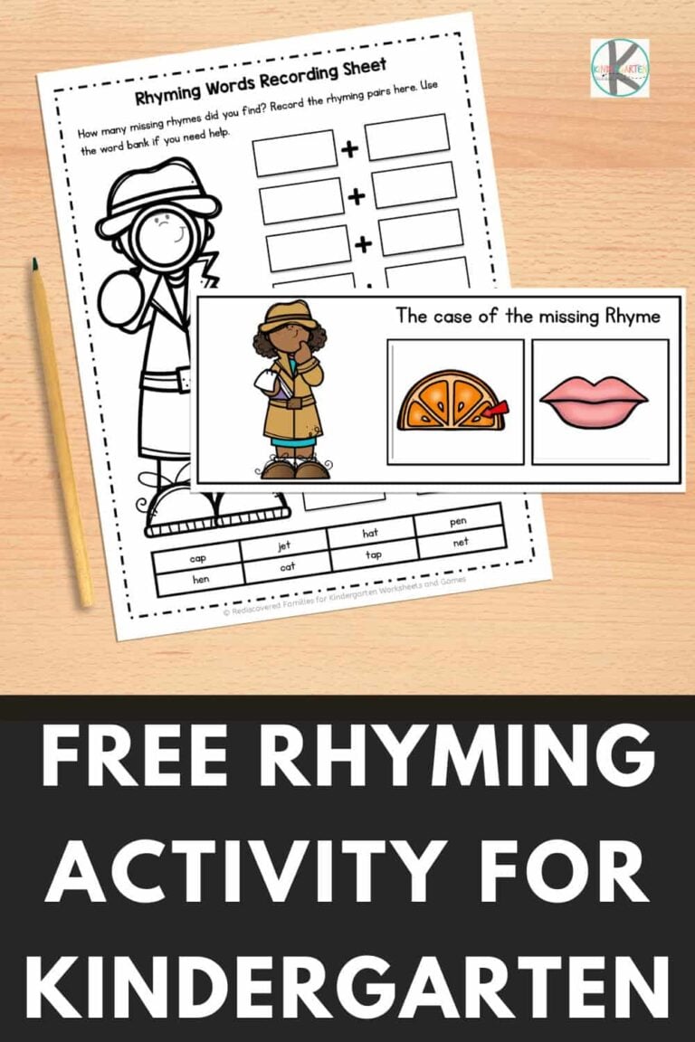 FREE Hot Cocoa Winter Rhyming Puzzles - Rhyming Words with Pictures