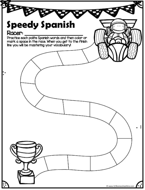 Spanish for Beginners - FREE Greetings Worksheets