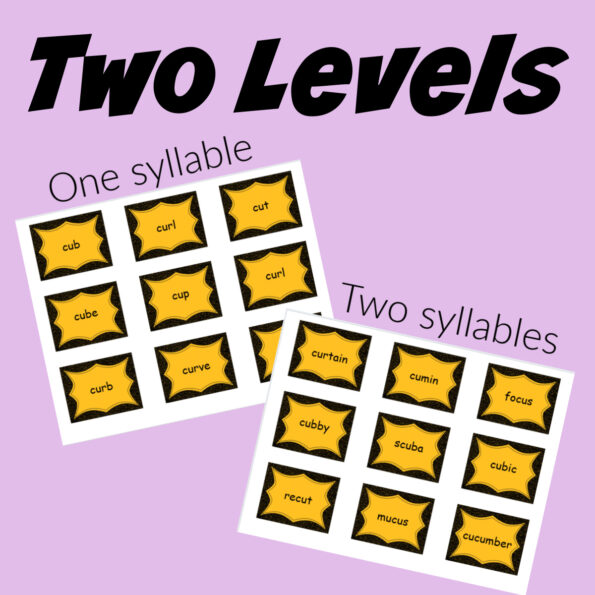 FREE Printable Hard c and Soft c Words GAME