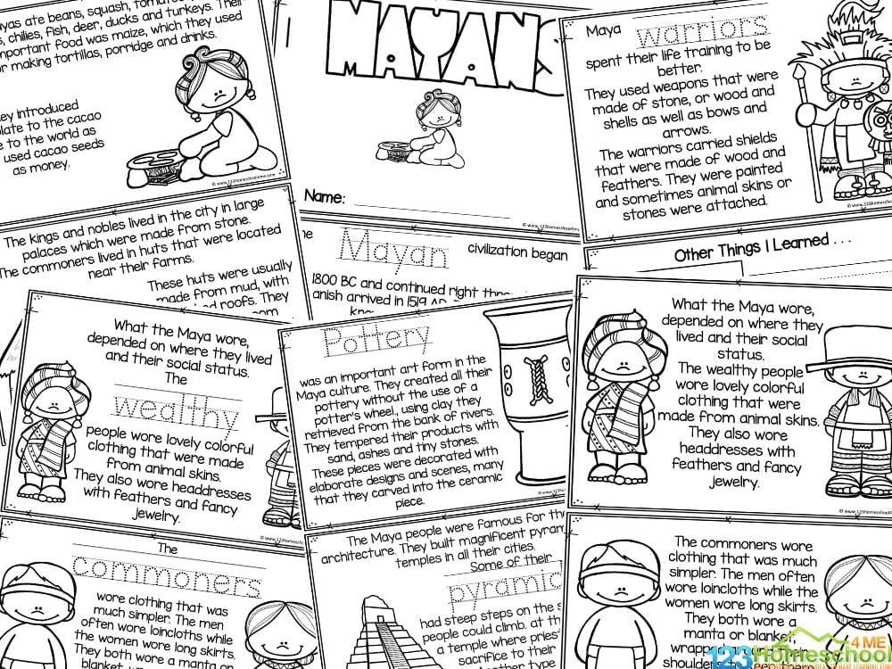 Who Were the Ancient Maya People Readers to Read, Color & Learn