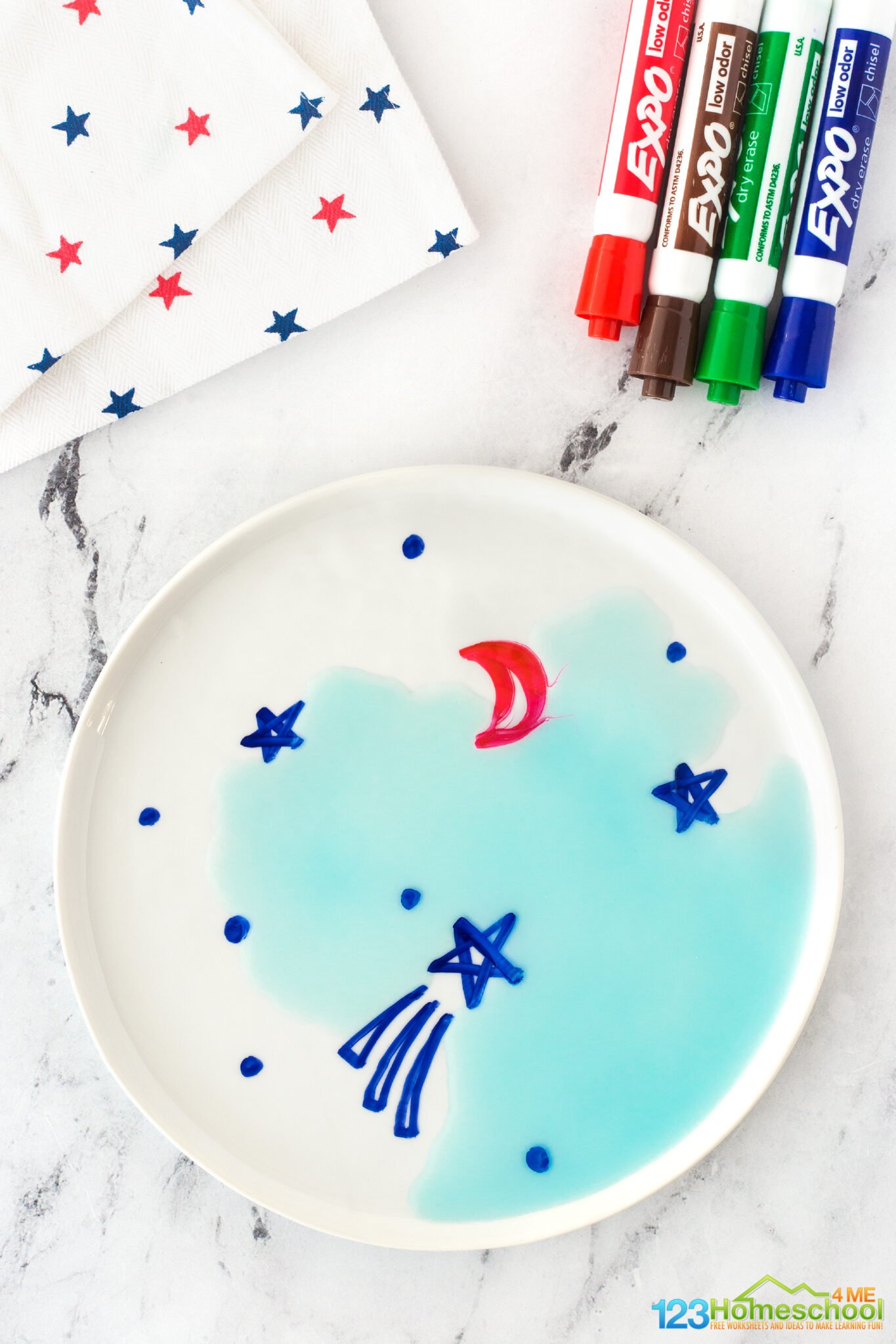 Amazing Dry Erase Marker Experiment for Kids