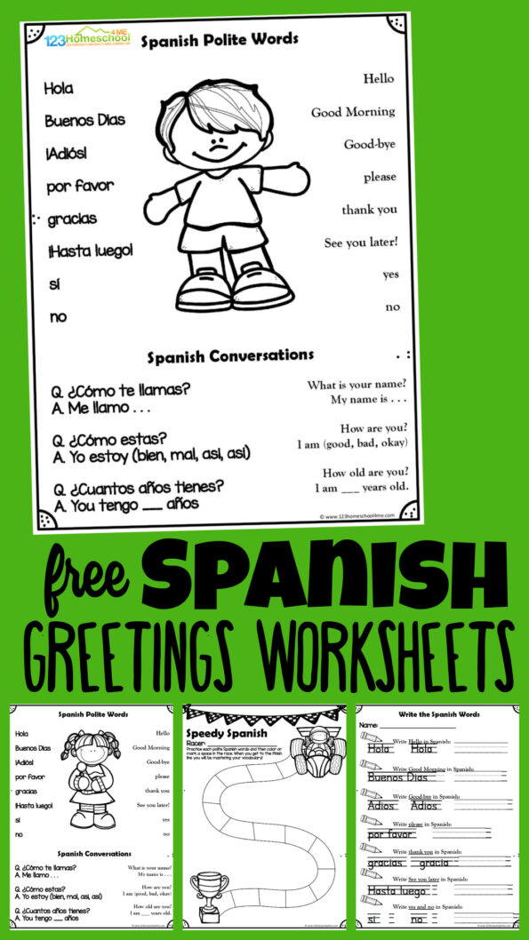 FREE Spanish Days of the Week Worksheet Worksheets