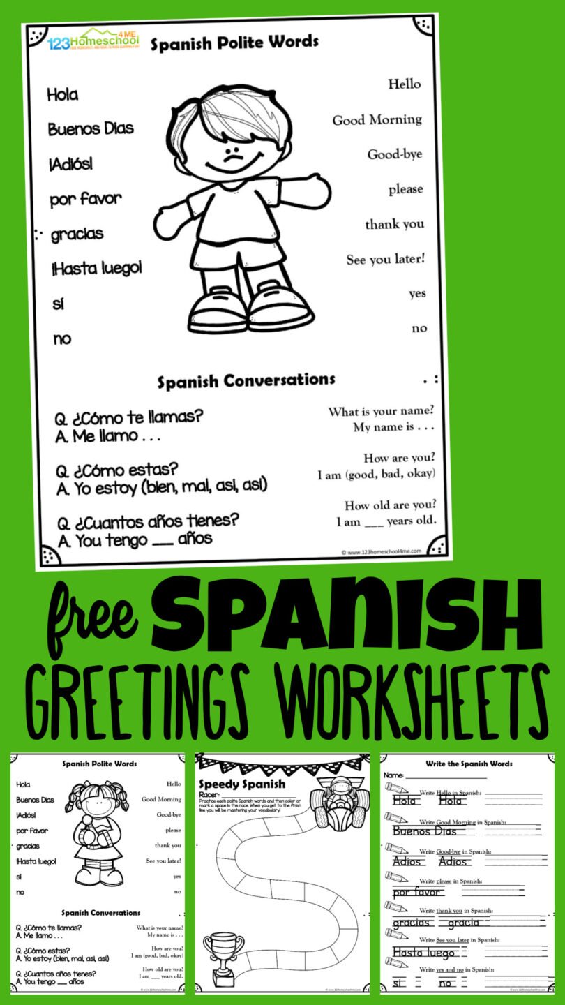 FREE Color by Code Spanish Colors Worksheet