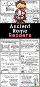 FREE Printable Life in Ancient Rome History Reader for Kids