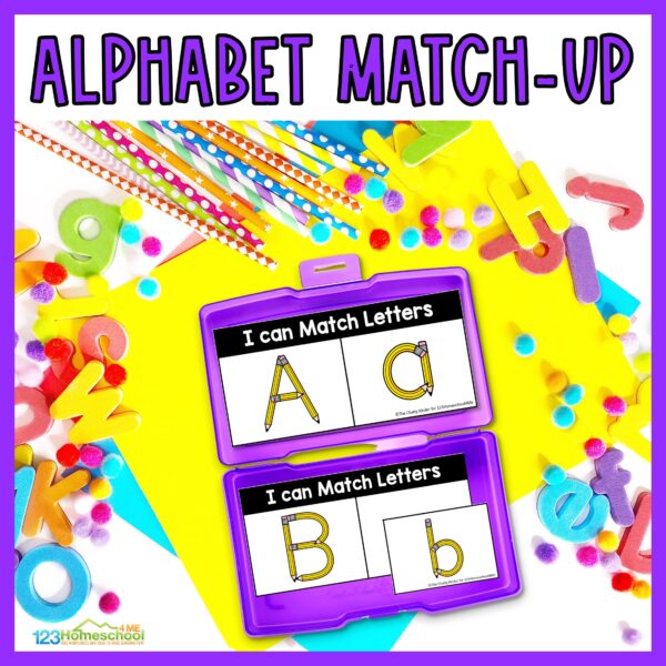 Uppercase Lowercase Letter Maching Archives - 123 Homeschool 4 Me
