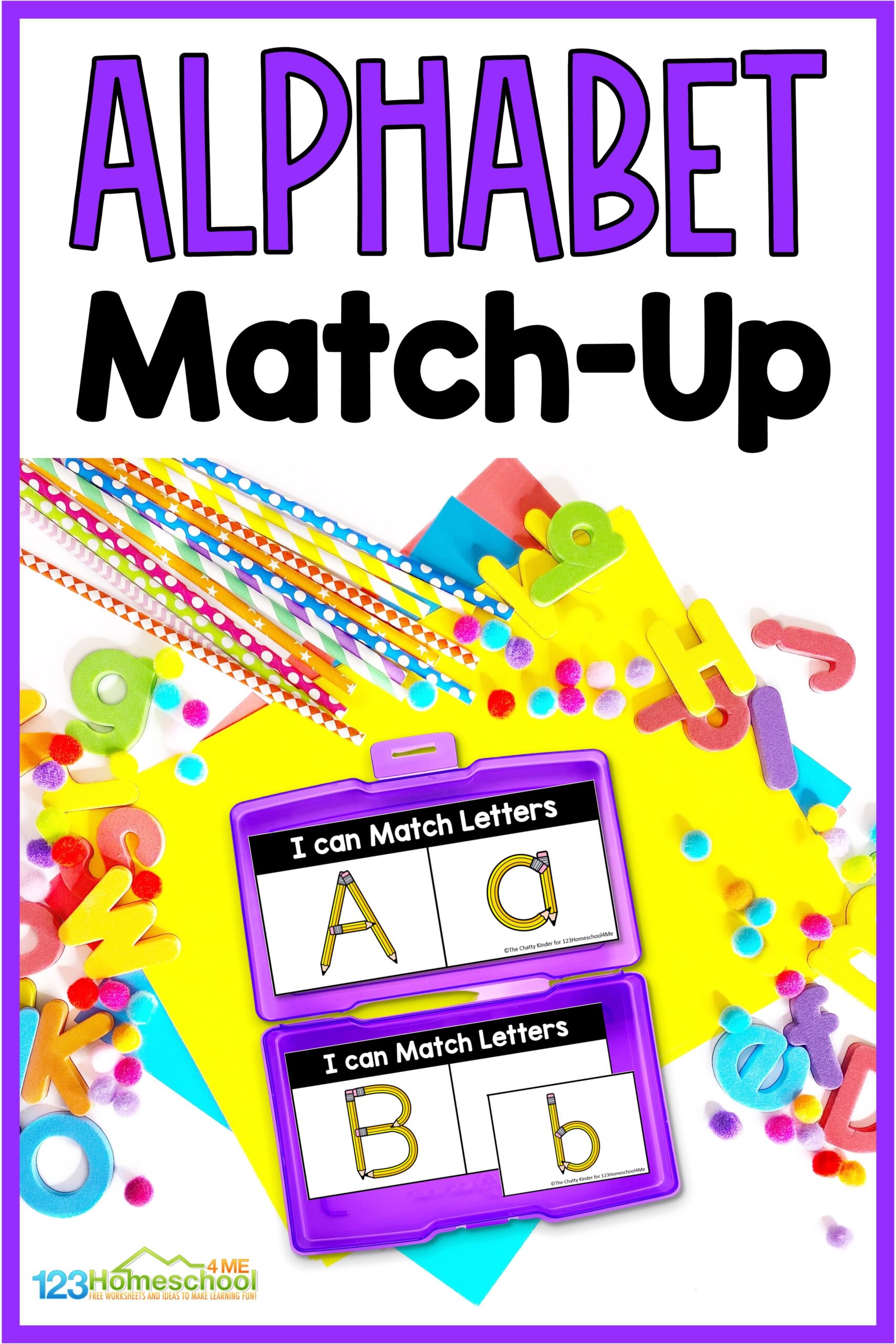 FREE Printable Pencil Alphabet Matching Game