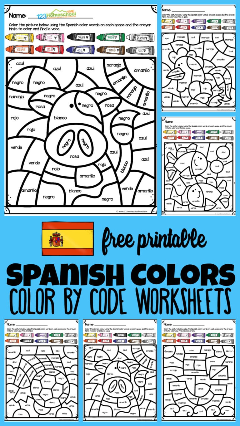 FREE Spanish Greetings Worksheets for Beginners