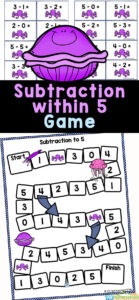 FREE 4th of July Math - Patriotic Subtraction Mats