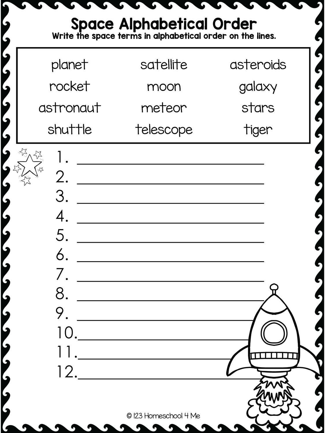 FREE Printable Alphabetical Order Worksheets FREE Printable Alphabetical Order Worksheets