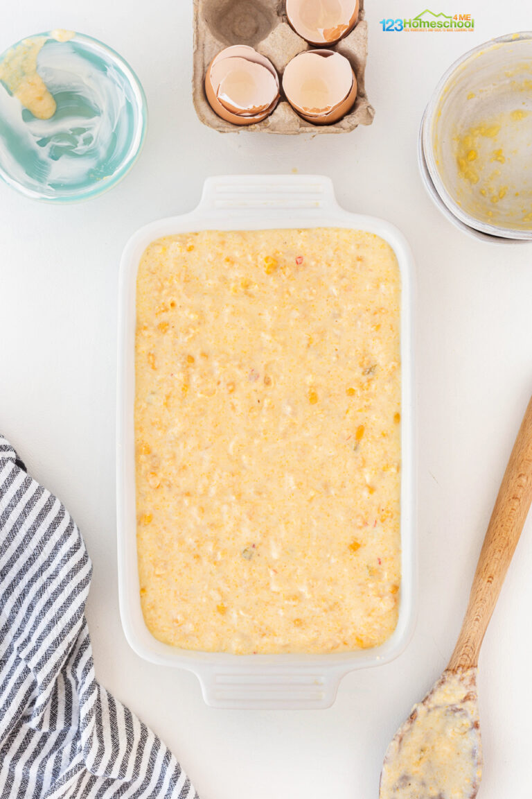 🌽 EASY Corn Spoon Bread Pudding Recipe