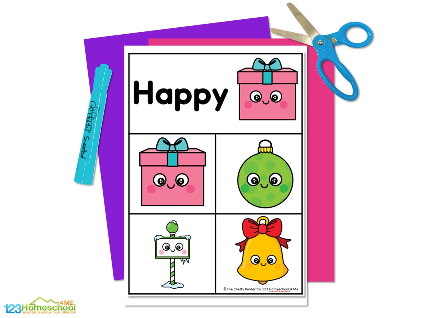 🎄 FREE Christmas Emotions Printable Activities for Kindergarten