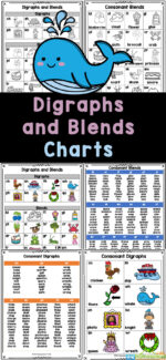 FREE Consonant Blends Worksheets for Kindergarten and 1st Grade