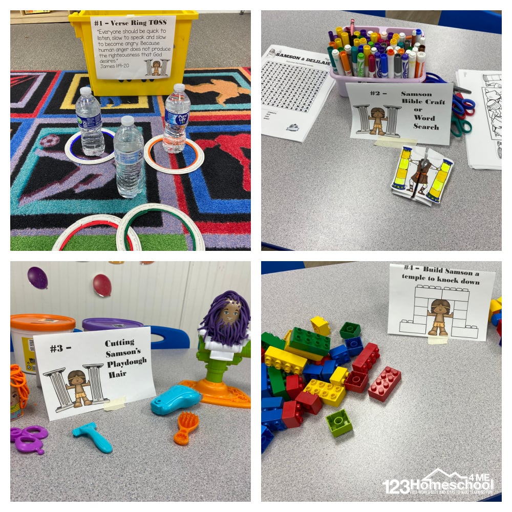 Story of Samson for Kids - Sunday School Lesson Crafts & Activities