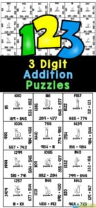 FREE Printable 3-digit Addition Game