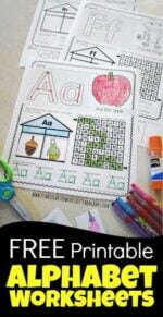 FREE Printable Alphabet Hats Craft for Learning Letters