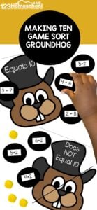 Groundhog Day Math - Making Ten Games