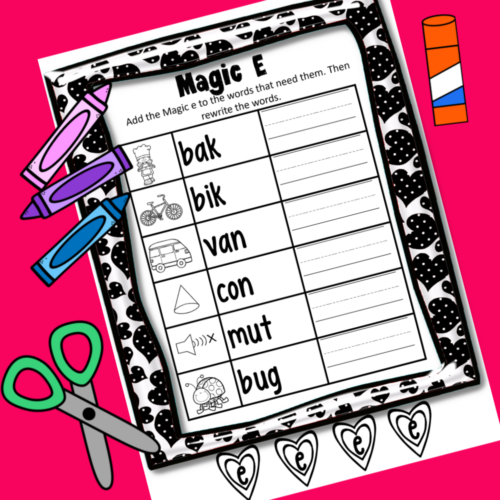 FREE Printable Magic e Worksheets