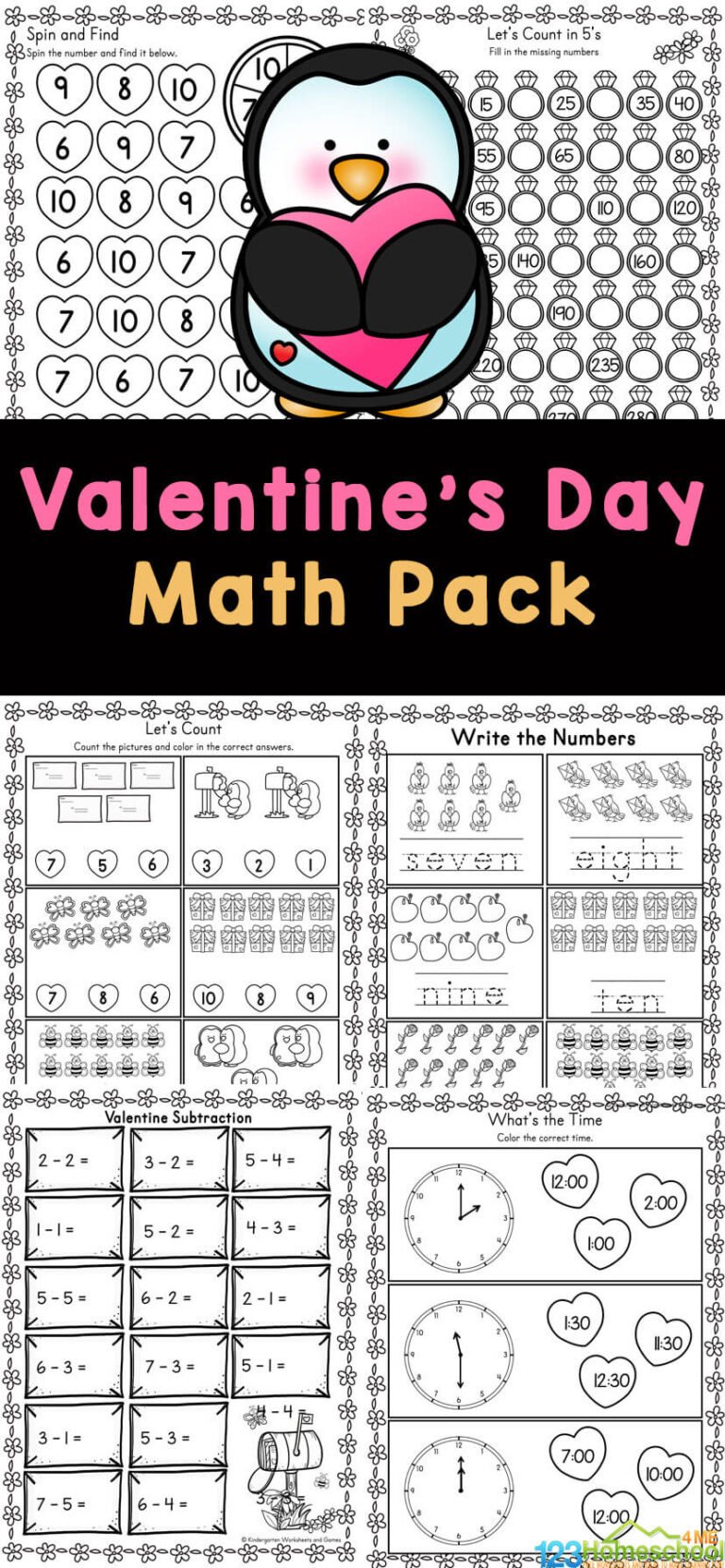 💘 Valentines Day Activities, Crafts, Math, Science & Free Printables