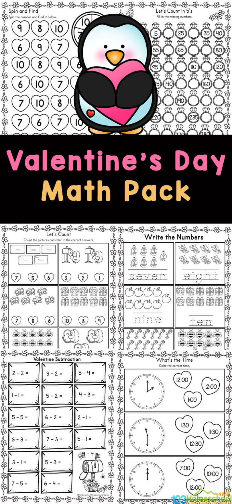 💘 Valentines Day Activities, Crafts, Math, Science & Free Printables