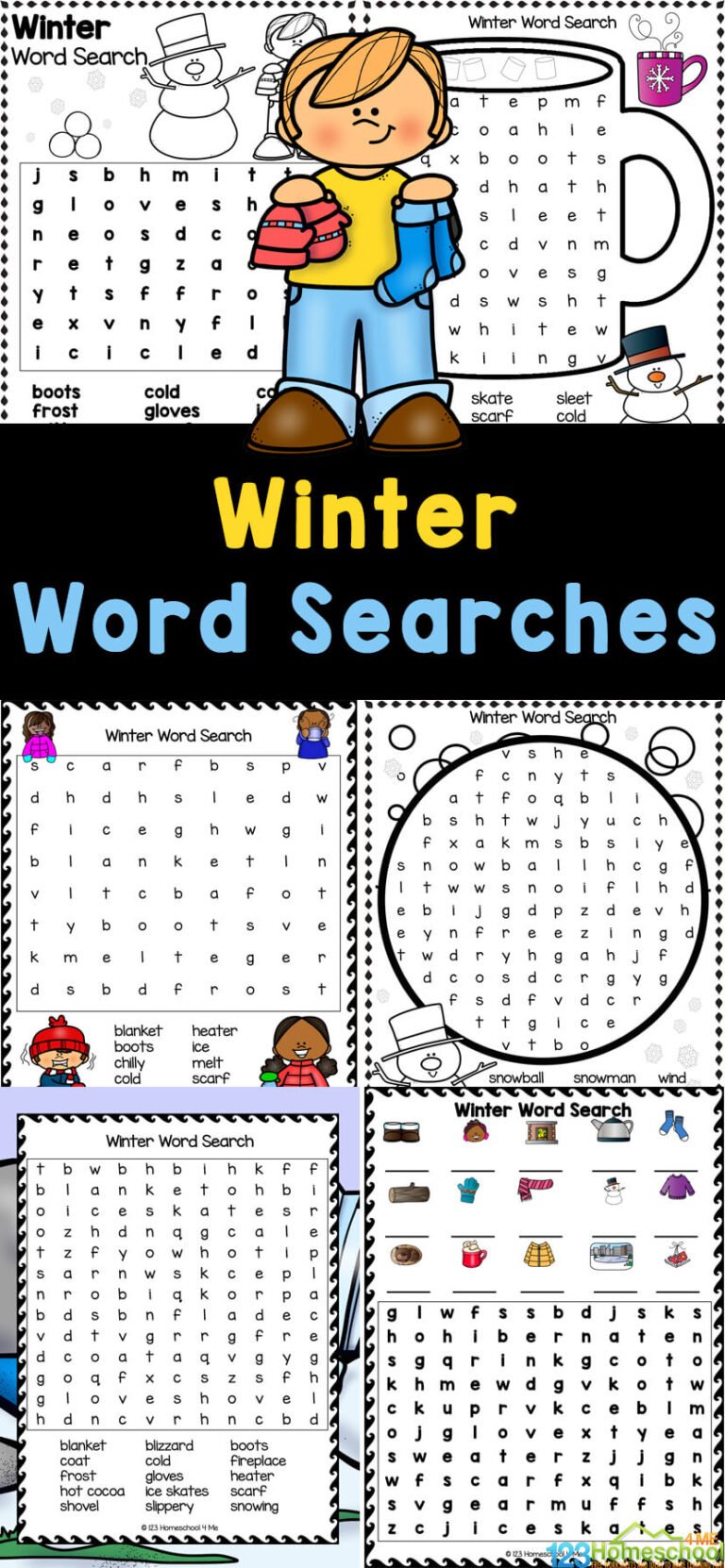 Spring Word Searches FREE Printable