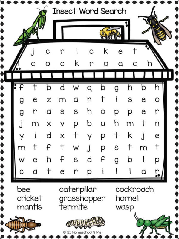 FREE Printable Animal Word Searches for Kids