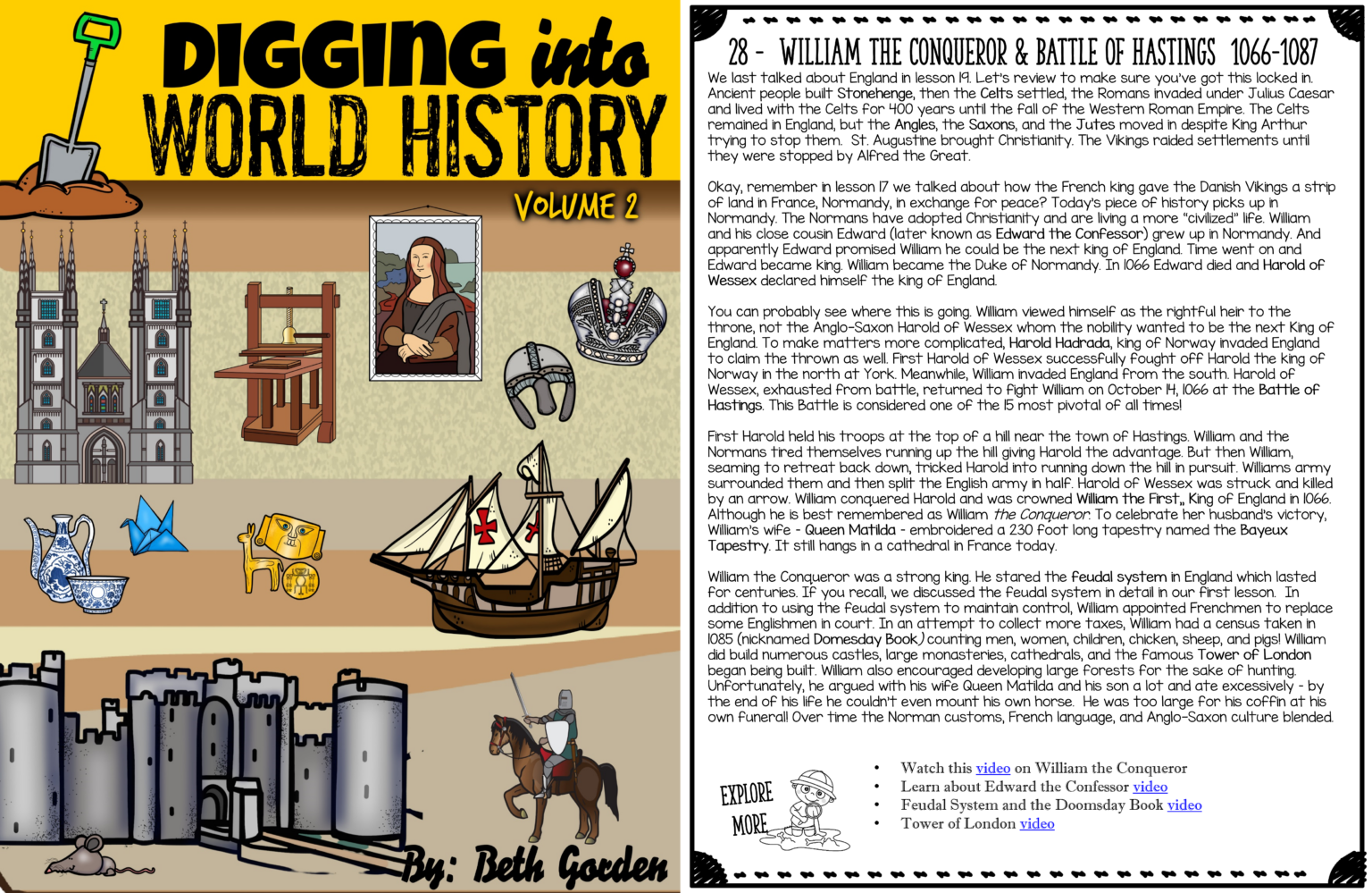 Digging into World History Vol. 2 - Dark Ages, Renaissance, Exploration