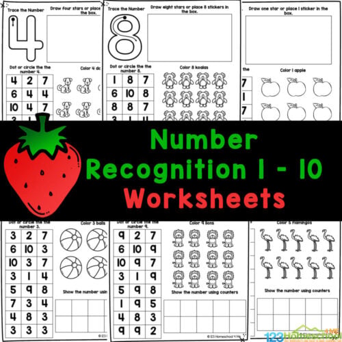 Preschool Worksheets Archives - 123 Homeschool 4 Me