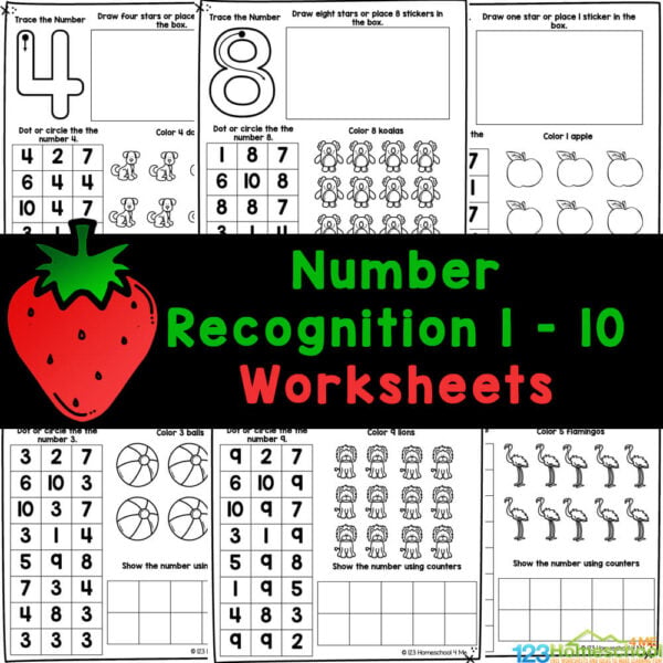 Preschool Worksheets Archives - 123 Homeschool 4 Me