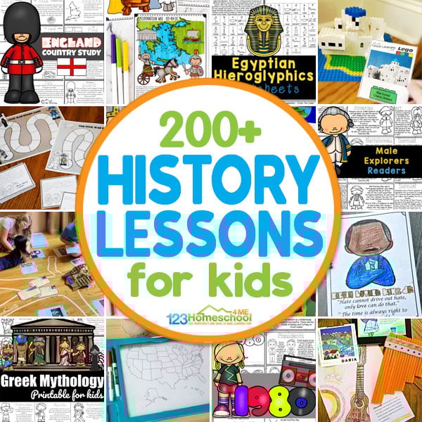Fun History Lessons for Kids - Hands-on Activities & FREE Worksheets ...