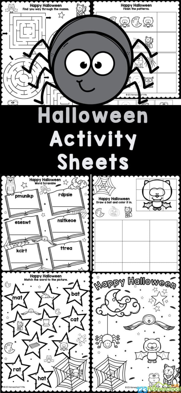 Halloween Word Searches For Kids (Free Printable)