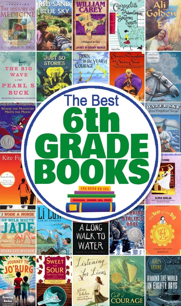 Free Printable 6th Grade Books Reading List