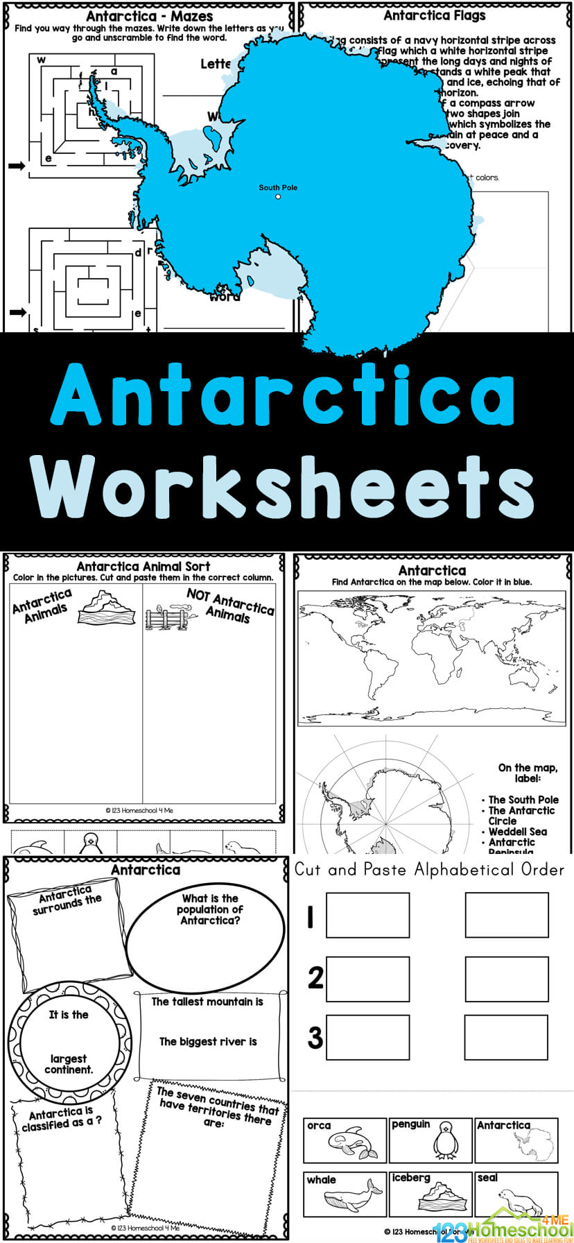 Winter Sequencing Worksheets for Preschoolers (Free)