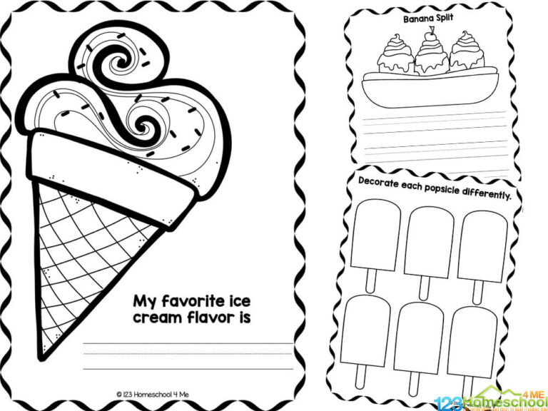 🍧 FREE Printable Ice Cream Coloring Pages for Kids