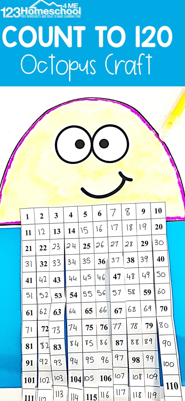 FREE Printable Spring Rainbow Subtraction Craft Activity for Kindergrten