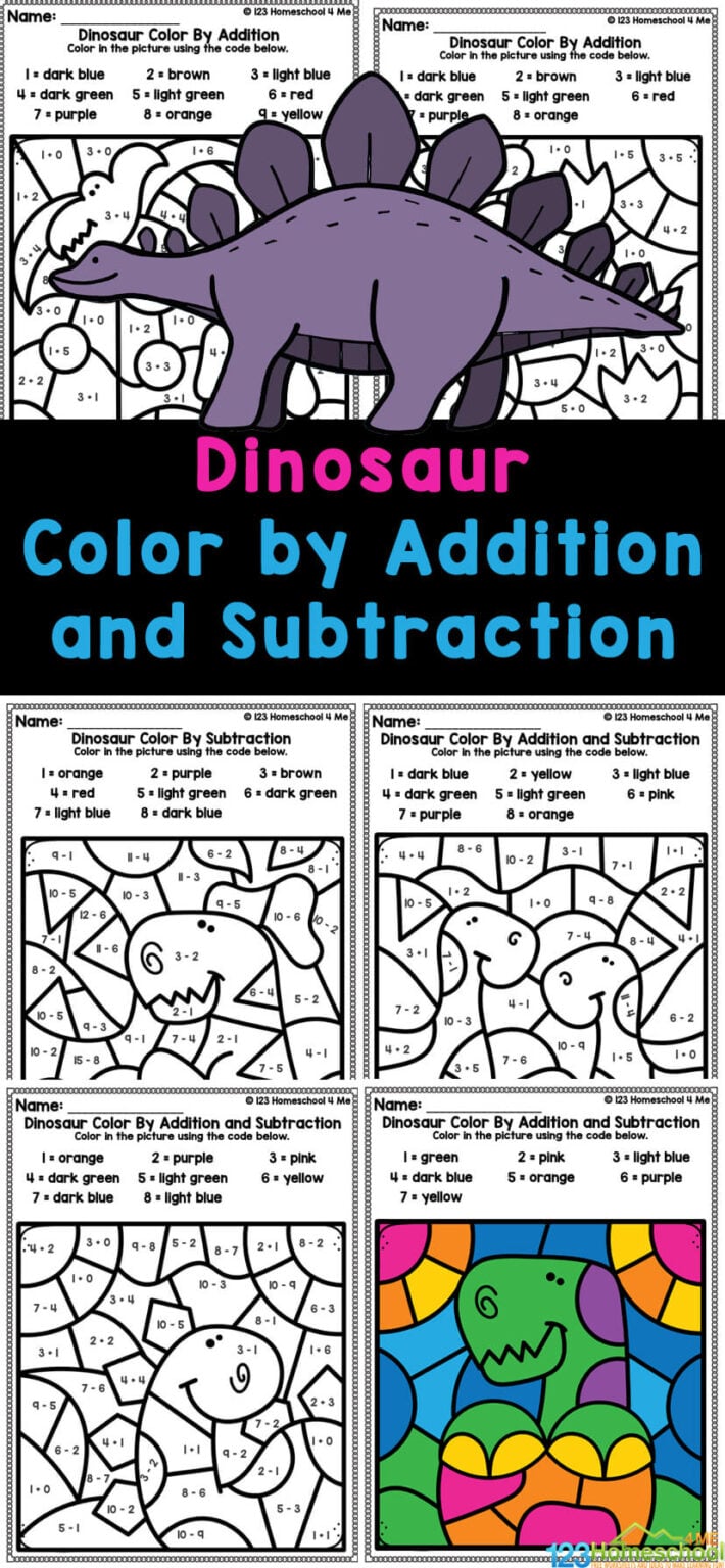 🔍 FREE Addition and Subtraction Math Mystery Printable