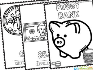 FREE Printable Money Coloring Pages