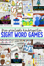 50+ FREE Printable Kindergarten Sight Word Games and Activities