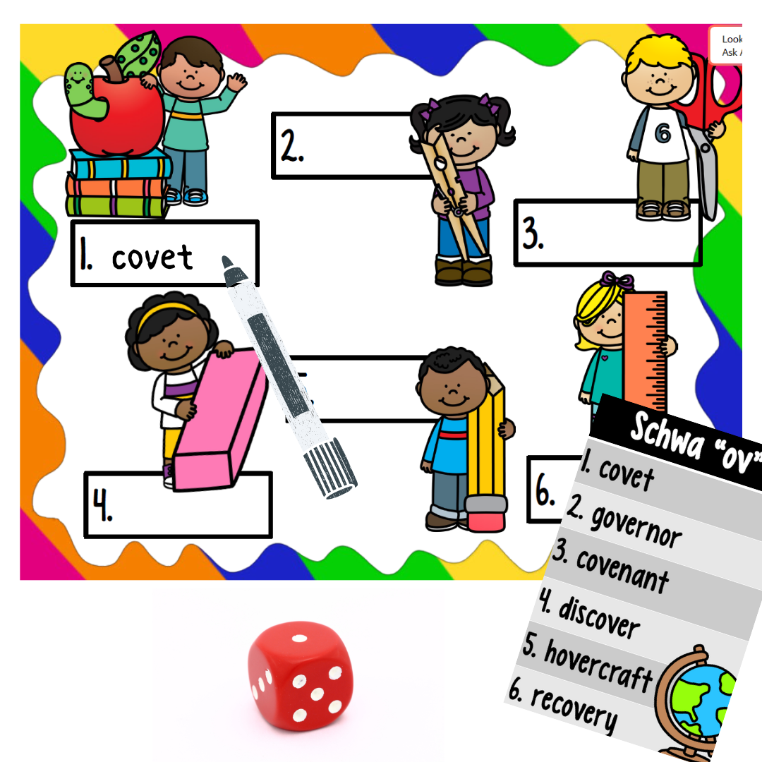 Schwa Words Archives - 123 Homeschool 4 Me