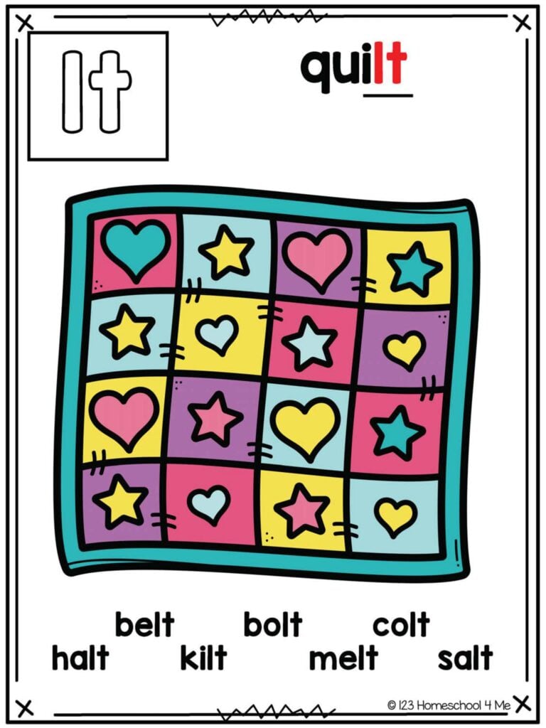 Ending Blends - Final Consonant Blends Charts