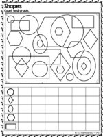 FREE Printable Shape Tracing & Recognition Worksheets for Kindergarten