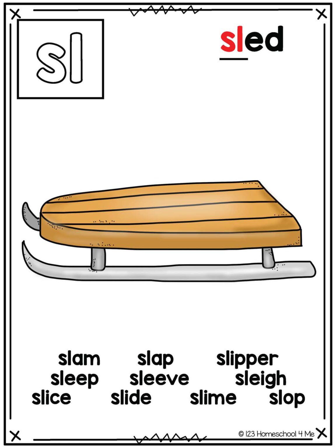 Phonics Beginning Consonant Blends Charts (Initial Blending Words with ...