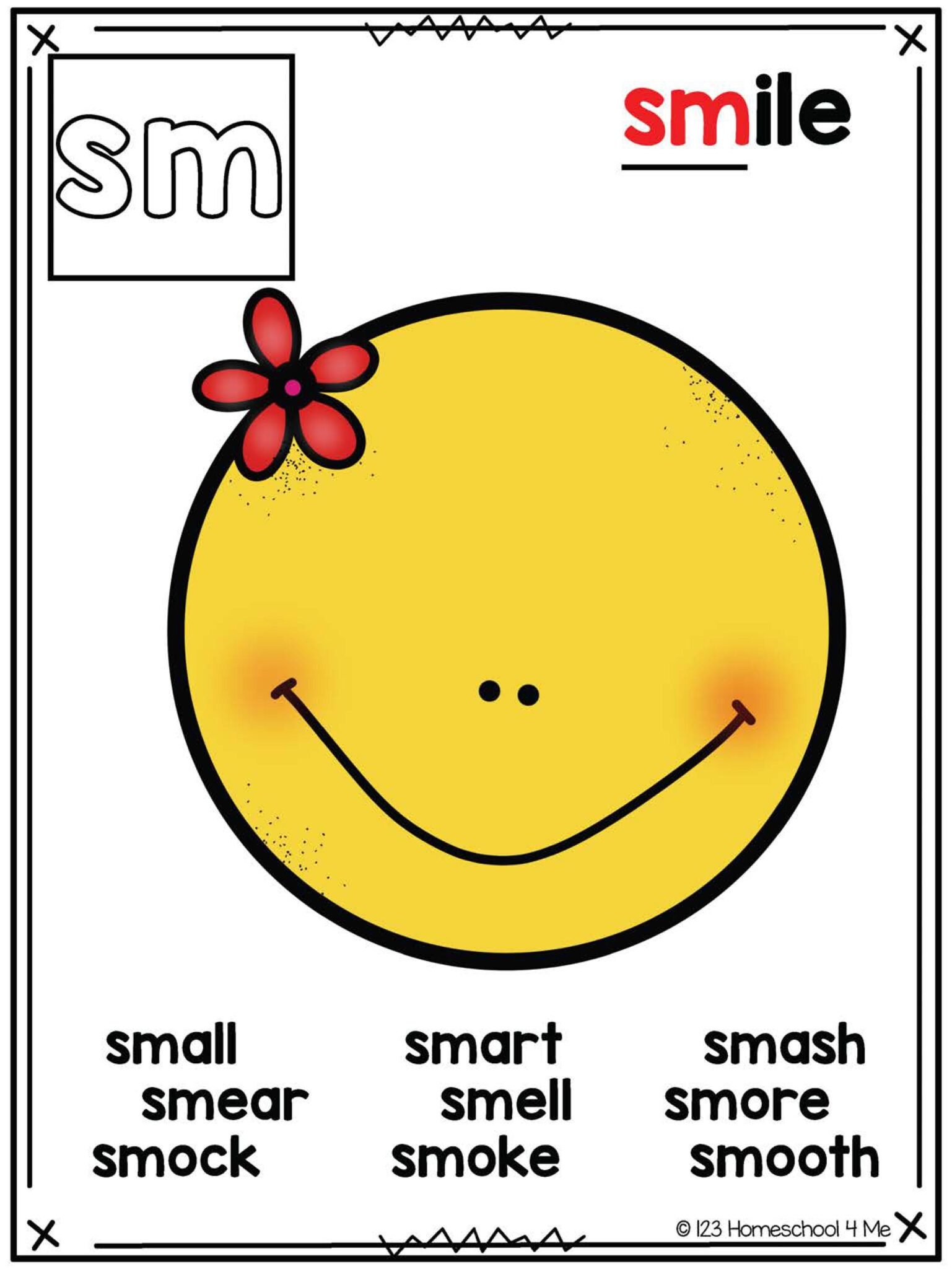 Phonics Beginning Consonant Blends Charts (Initial Blending Words with ...