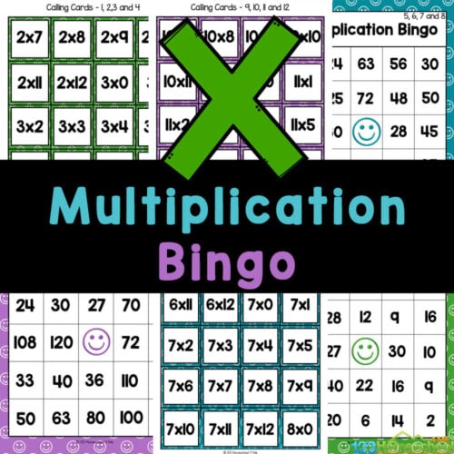 FREE Multiplication Games & Worksheets