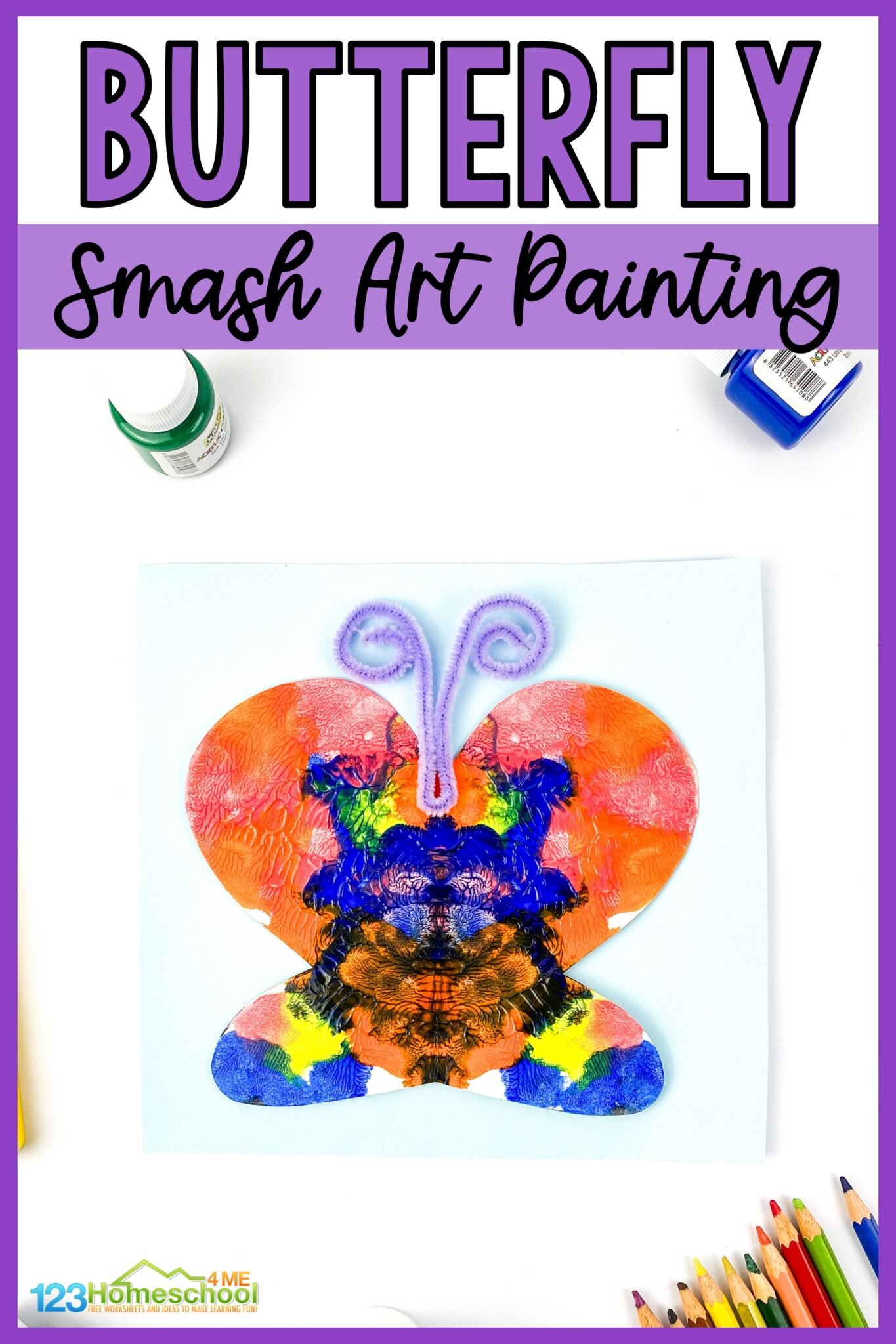Smash Art: One of the Best Symmetry Activities for Kids