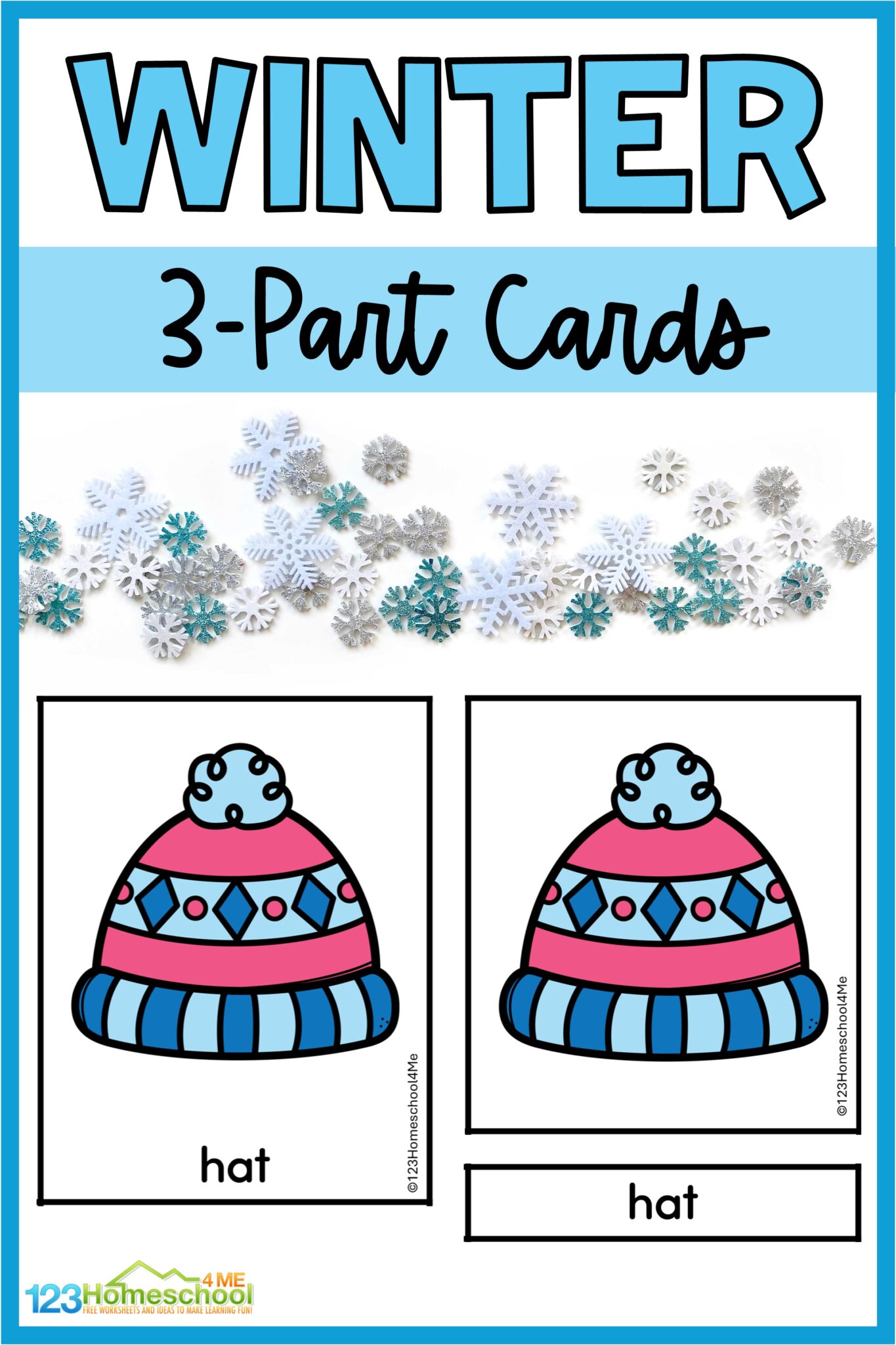 ⛄ Kindergarten Vocabulary Words: Using Flashcards to Learn Winter Words