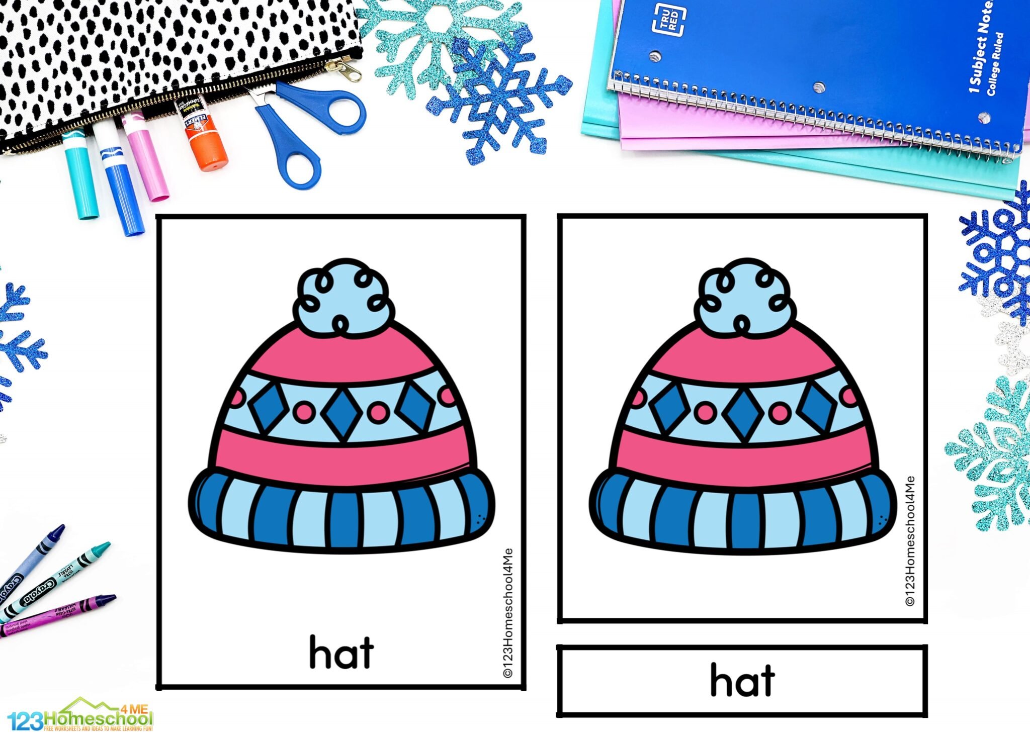 ⛄ Kindergarten Vocabulary Words: Using Flashcards to Learn Winter Words