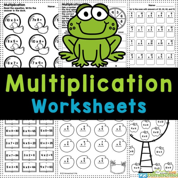 FREE Multiplication Games & Worksheets