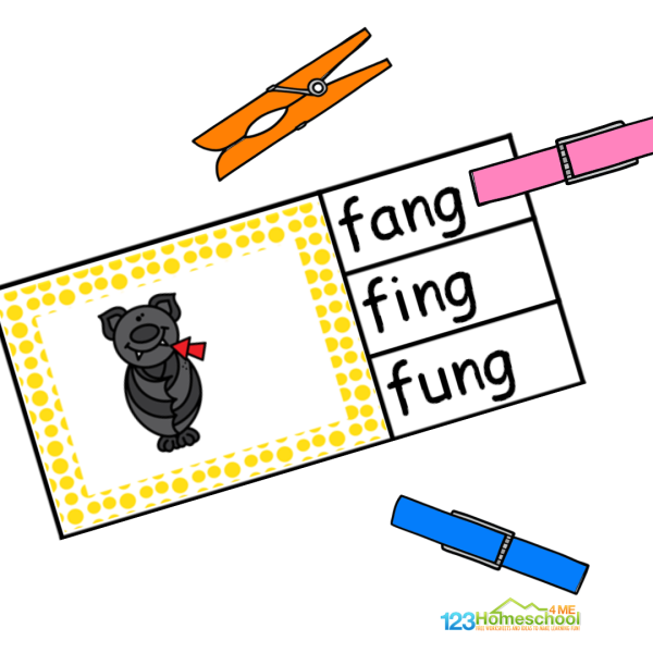 Teaching Glued Sounds - ng Phonics Printable