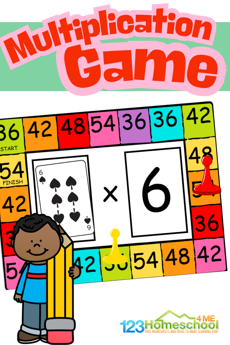 Multiplication Bingo - Free Printable Math Game for Kids