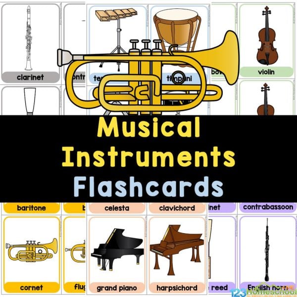 🎵 Music for Kids - FREE Worksheets, Flashcards, Coloring Pages